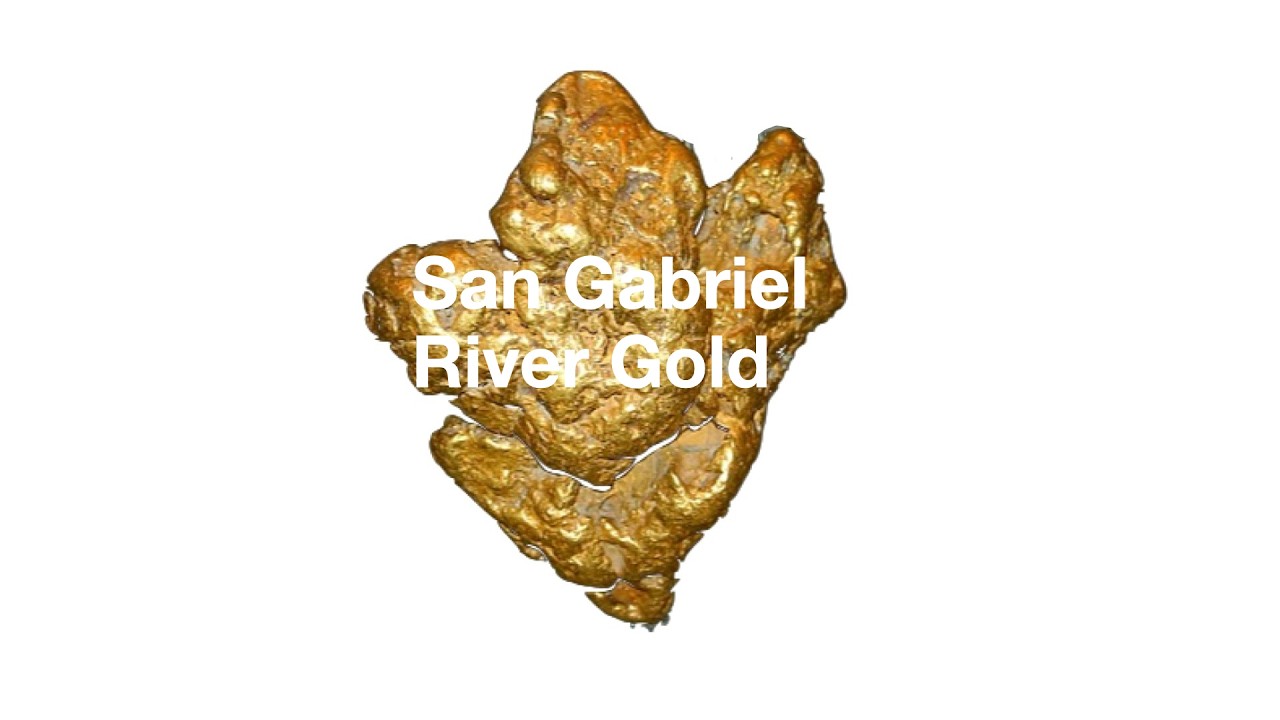 San Gabriel River Gold Video - E. Fork Gold