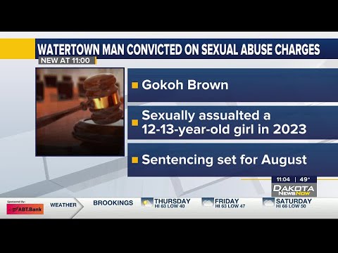 Watertown man convicted of Aggravated Sexual Abuse and Sexual Abuse of a Minor