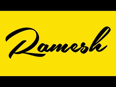 Ramesh Name Signature Style | Ramesh Signature Style | R Name Signature Style By Sign O Sign