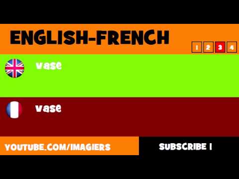 FROM ENGLISH TO FRENCH = vase