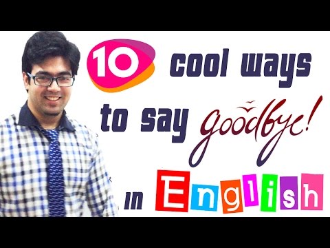 10 Cool Ways to Say Goodbye in English - English Training By WABS TALK