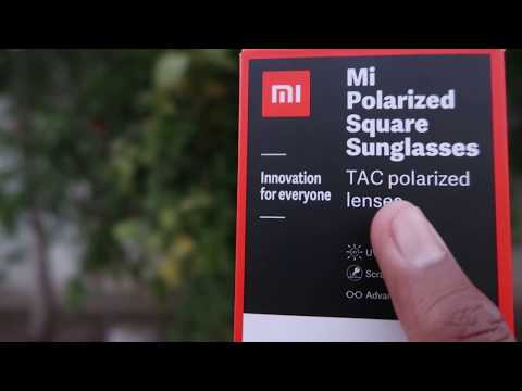 MI Polarized Square Sunglasses unboxing in Hindi