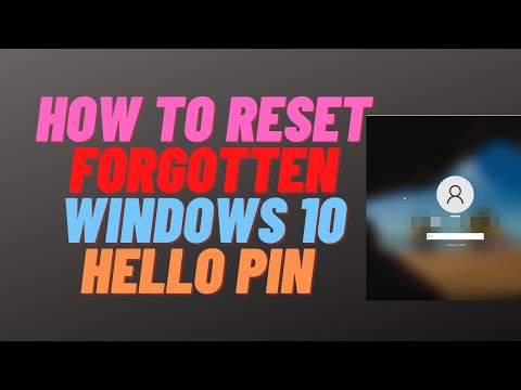 How to Reset Forgotten Windows 10 PIN Code