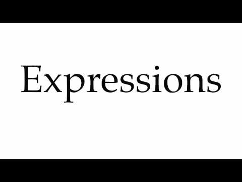 How to Pronounce Expressions