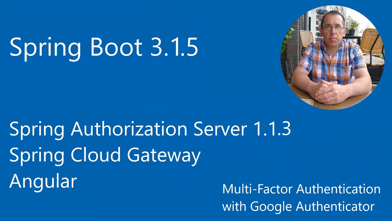 Spring Authorization Server - Angular App - Multi-Factor authentication - Google Authenticator