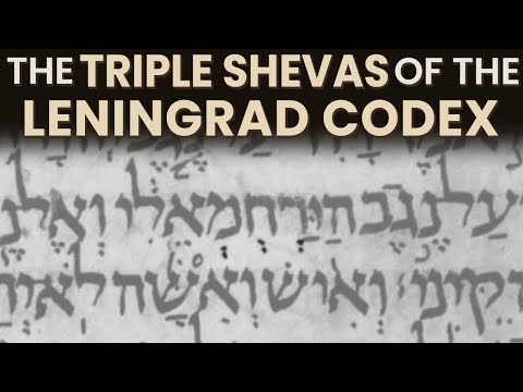 The Triple Shevas of the Leningrad Codex - NehemiasWall.com