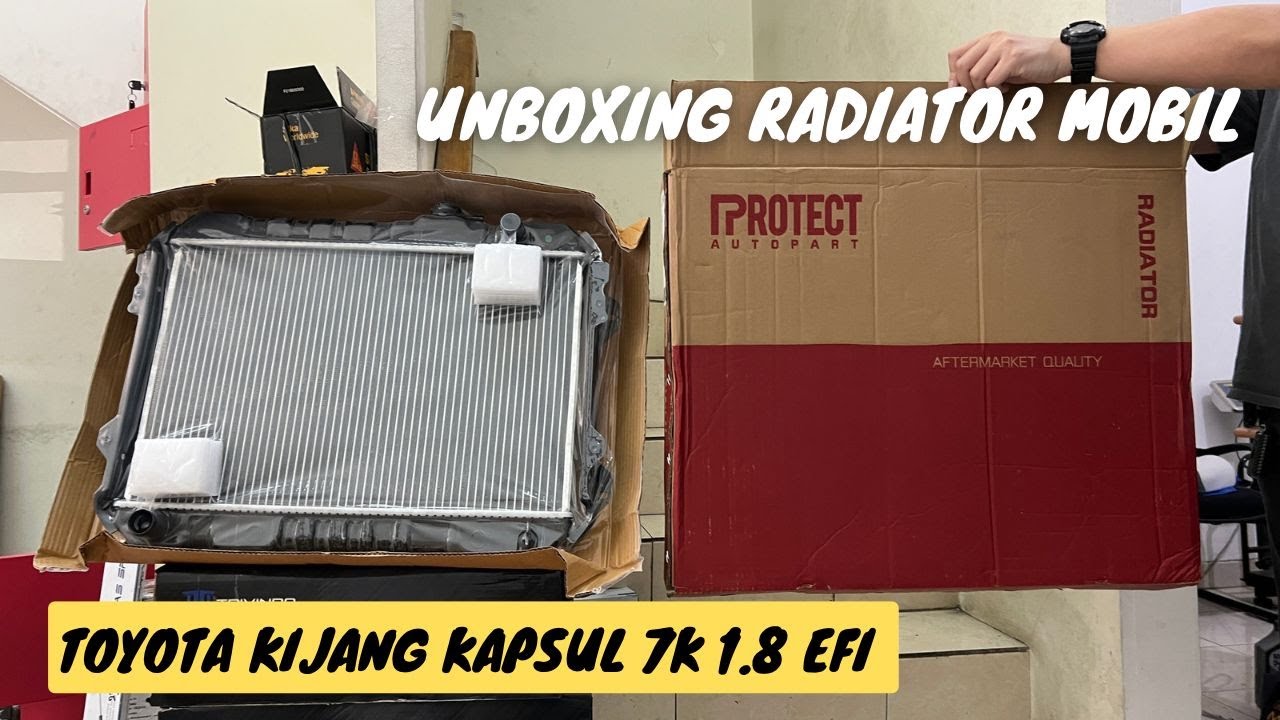CUMA 800-RIBUAN?! Jual Radiator Assy Protect Toyota Kijang Kapsul 7K 1.8 EFI 1997-2004 by unoPart ID