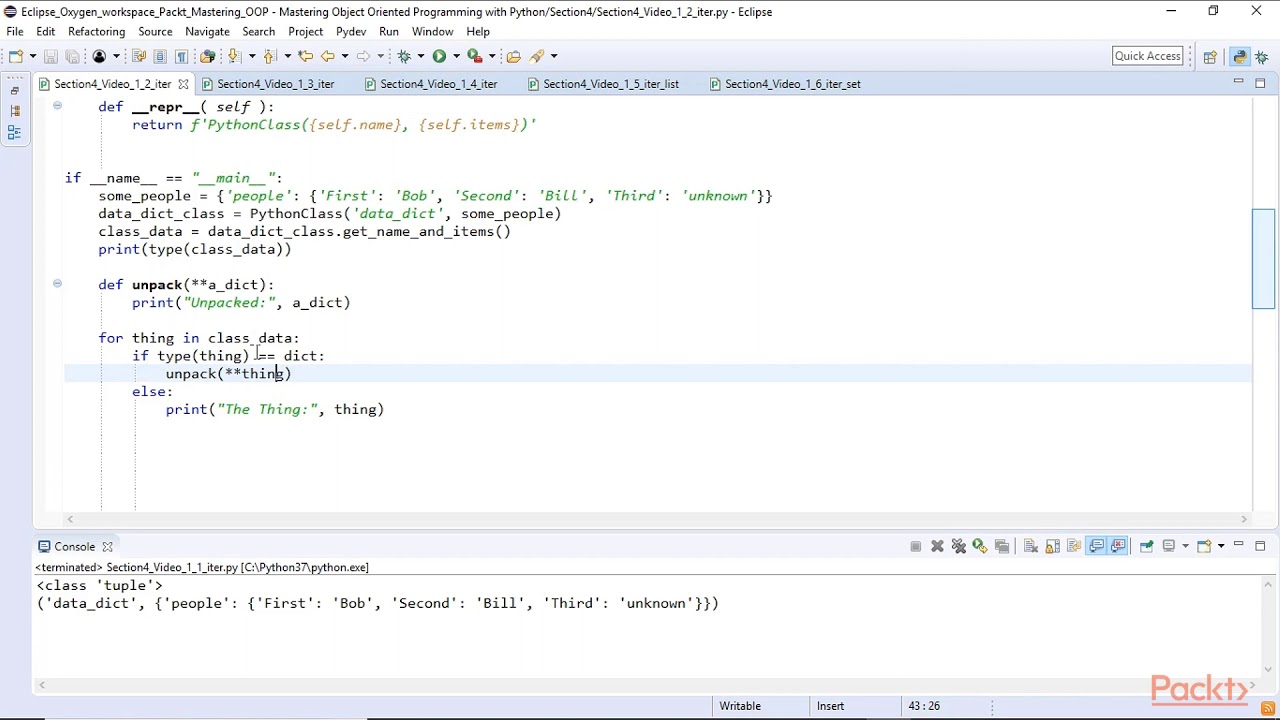 Mastering Object-Oriented Programming with Python :Iterat Collection to Retrive Data| packtpub.com