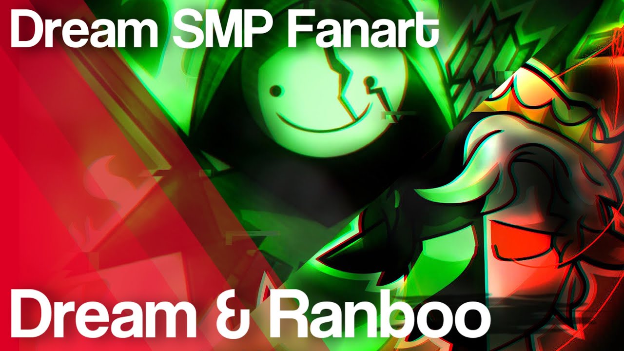 Dream & Ranboo [Dream SMP Fanart] (Speedpaint)