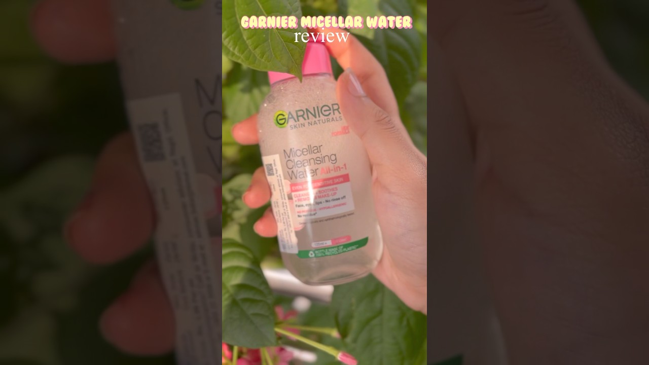 Garnier micellar water review after using for a month #skincare #shorts #review