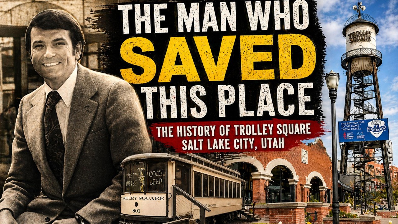 The Man Who Saved Trolley Square in Salt Lake City, Utah.  #TrolleySquare #SLCHistory #SLC
