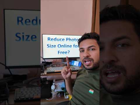 Reduce photo size online for free Tutorial #CompressImage #ReduceFileSize #PhotoOptimizer #Shorts