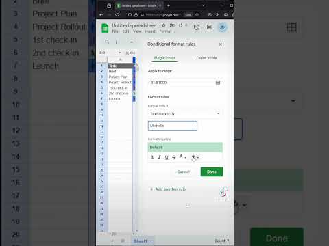 Google sheets timeline feature