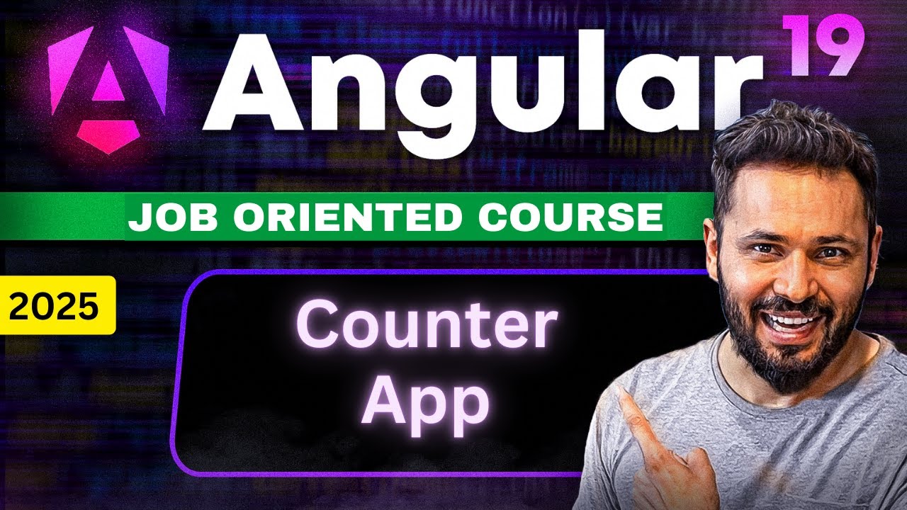 Angular 19 Tutorial #11 Make Counter App