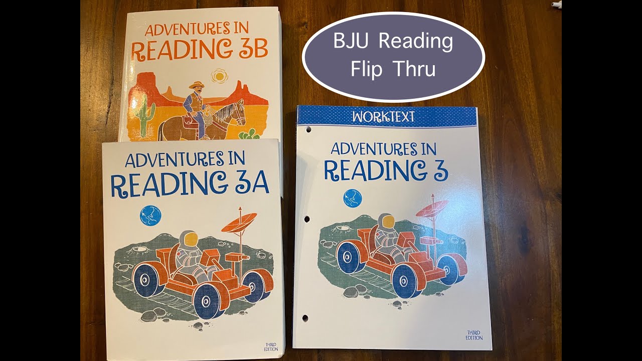 BJU Reading 3 Flip Thru// Look inside Bob Jones Readers, Worktexts