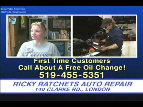 Oil Change London Ontario - Ricky Ratchets TV Commercial
