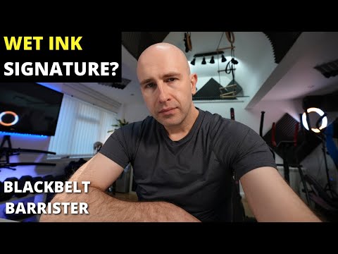 Myths About Wet Ink Signatures! Don't Get This Wrong!