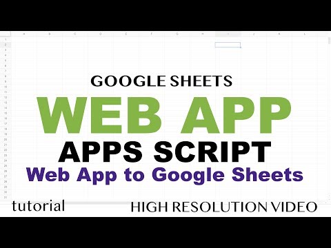Learn Google Sheets Web App Example Google Apps Script Web App Tutorial Part 1 - Mind Luster