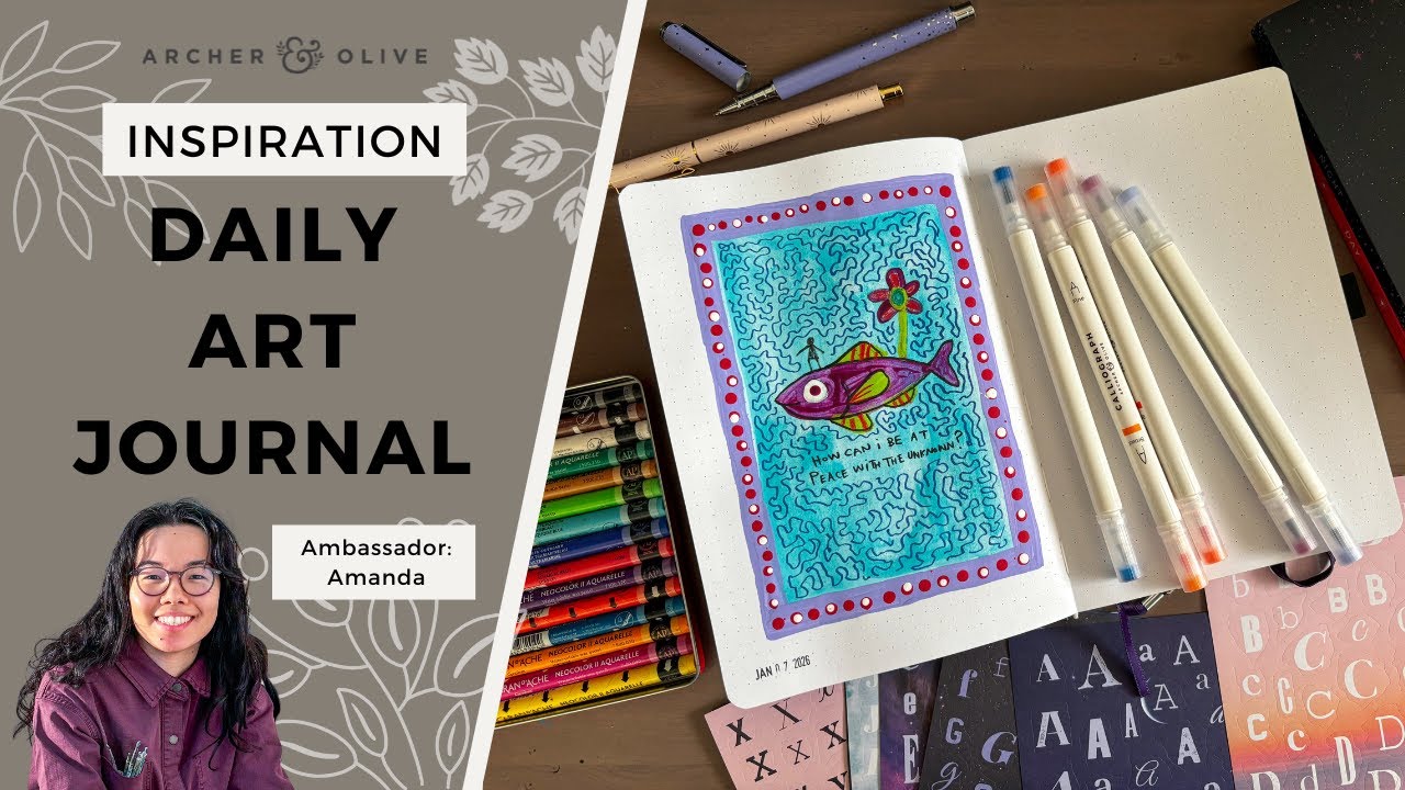 How to Start A Daily Art Journal