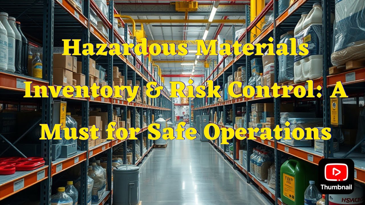 Hazardous Materials Inventory & Risk Control: A Must for Safe Operations