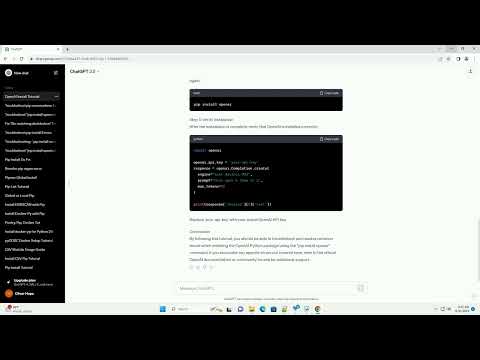 pip install openai error