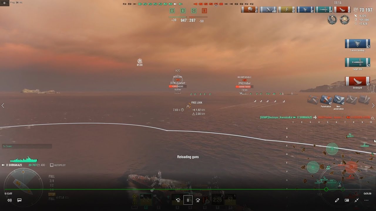 How to Deal with an Enemy that Just Runs Away from your Torpedo Boat featuring Shimakaze