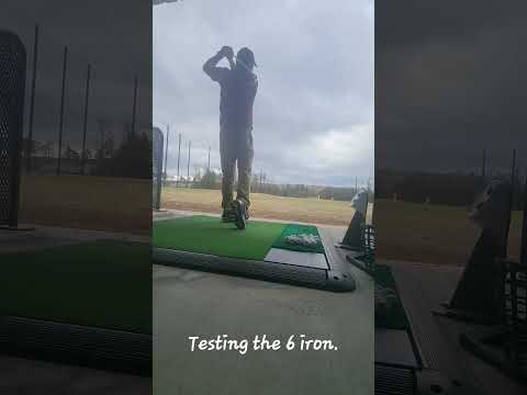 2021 tommy armour 845 max 6 iron. testing distance. rate my swing?