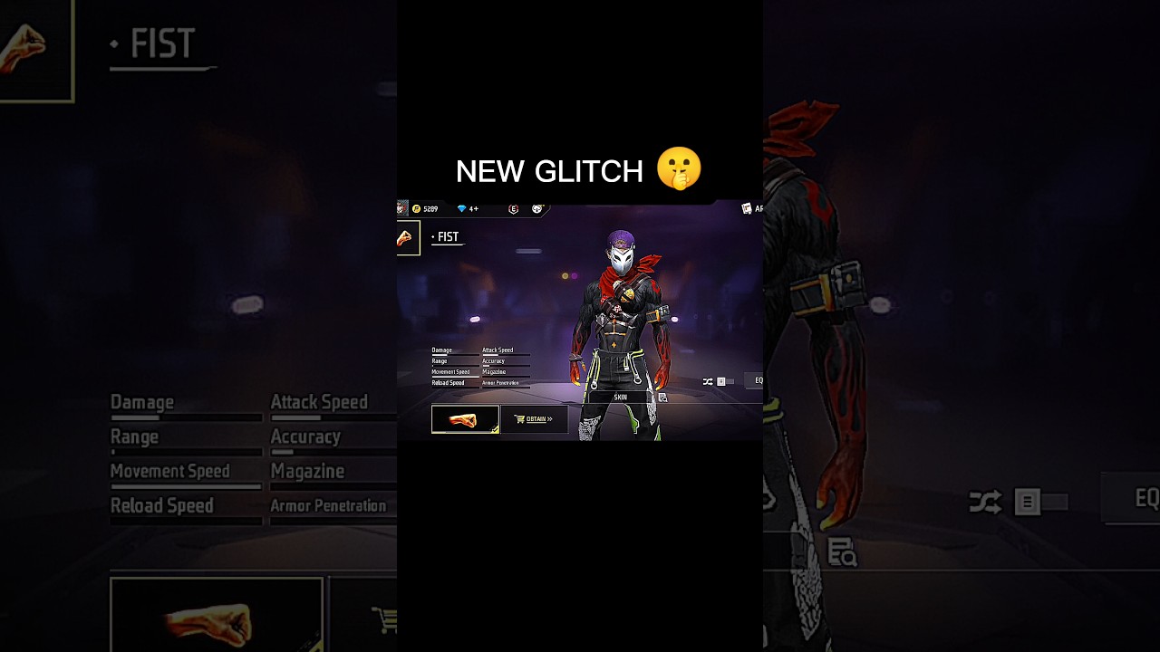 Fist Skin Glitch 😱🤯 |#shorts #freefire #ffglitch #viralvideos