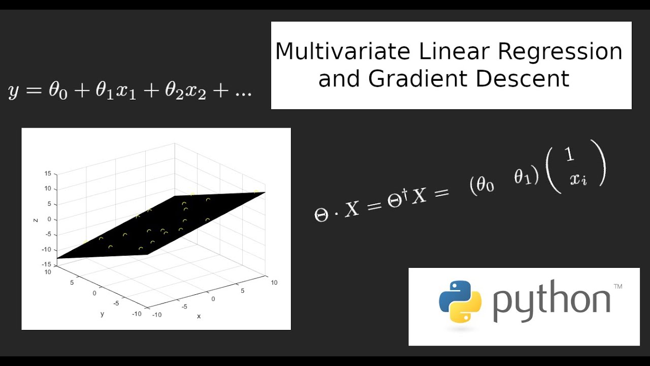 Multivariate Regression and Gradient Descent