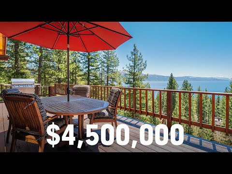 Explore this $4,500,000 home perched above the crystal blue waters of Tahoe | Cinematic Real Estate