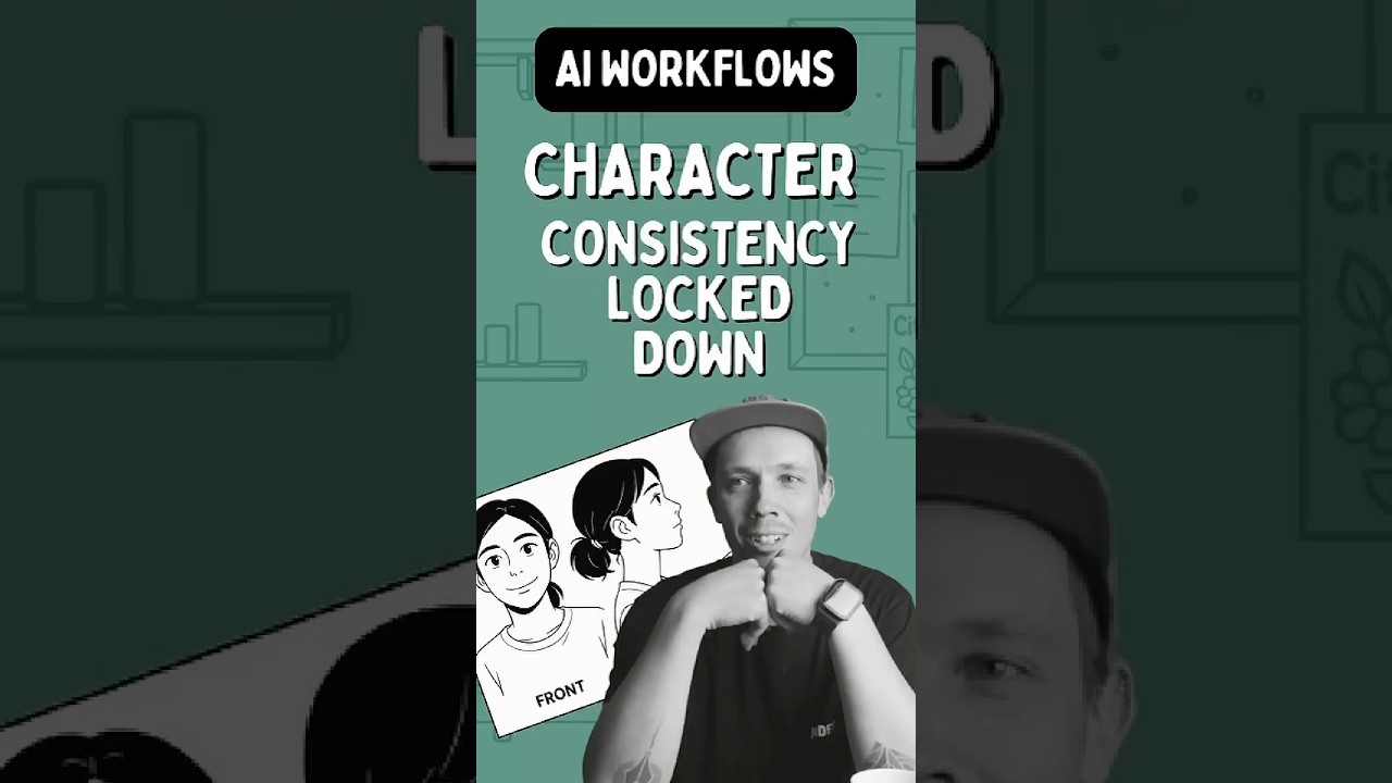 How I Made a Consistent Character Sheet Using ChatGPT + Photo References