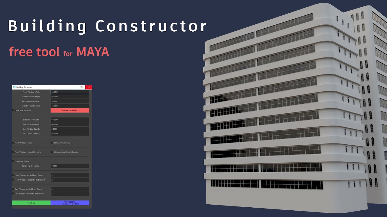 Easy Building Constructor for Maya