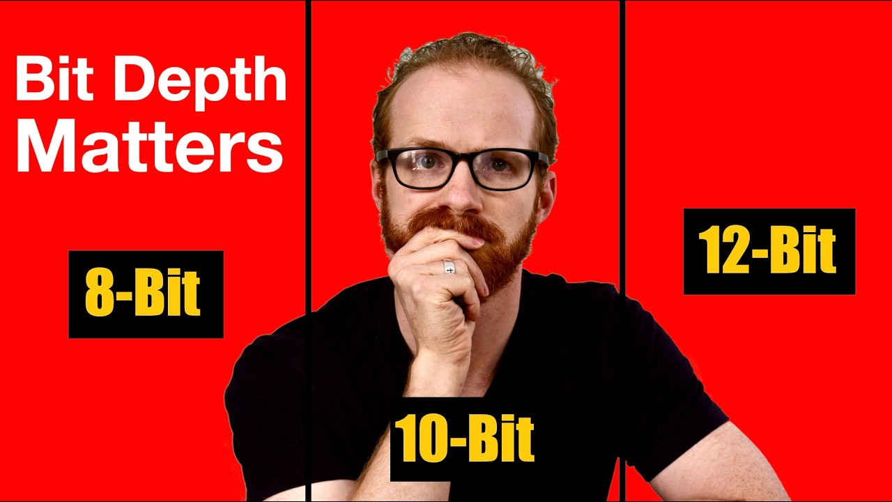 Compare 8 Bit vs 10 Bit vs 12 Bit for Video Cinema Camera