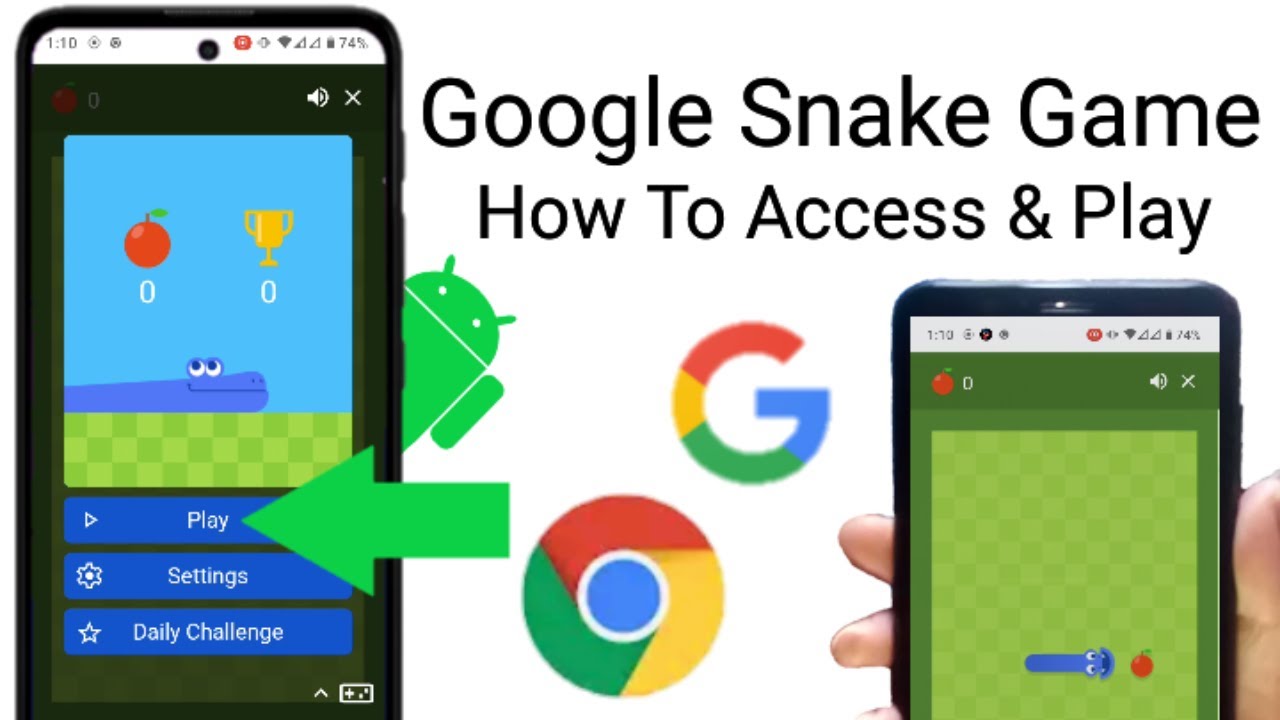 How to Play Google Snake Game
