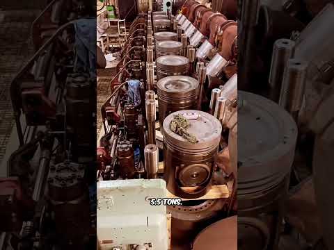 This is biggest ship engine