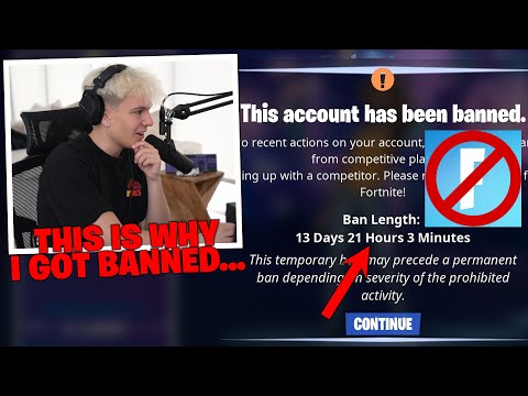 Clix REACTS to why he got BANNED on Fortnite