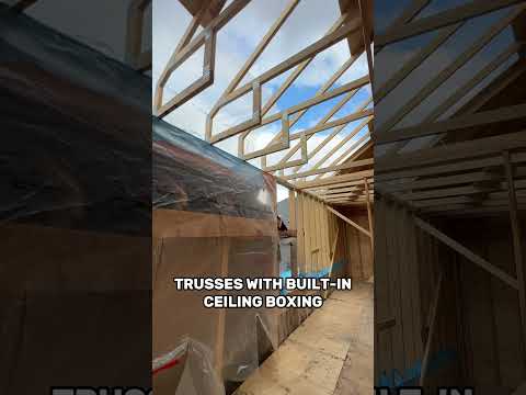 Roof trusses with built-in ceiling boxing!