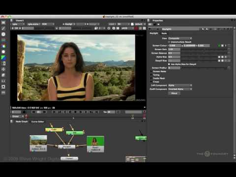 Nuke; Basic Workflows; Keylight - Part 2 Video Lecture - Create Visual Effects with Nuke ...