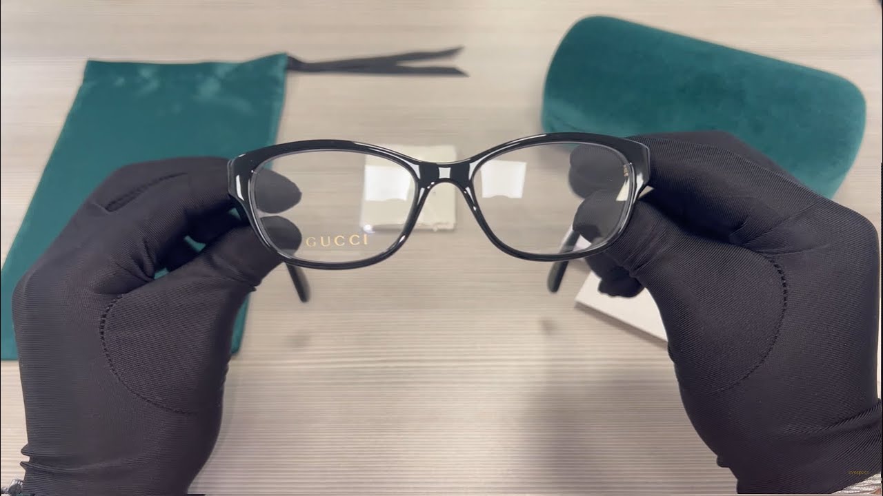 Gucci Web Eyeglasses Model GG0717O Full Rim Rectangular Optical Frame