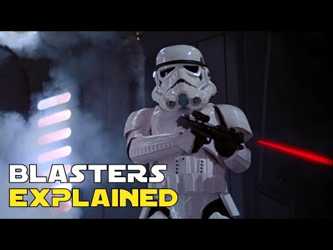 How Blasters Work And What Creates The Pretty Color Beams - Star Wars Explained #Shorts