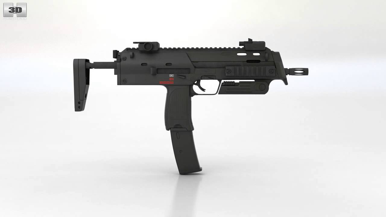 Heckler & Koch MP7 3D model by 3DModels.org