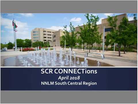 SCR CONNECTions - Teaching Evidence-Based Medicine (April 11, 2018)