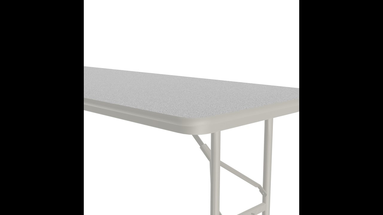 Correll Height Adjustable Melamine Folding Tables
