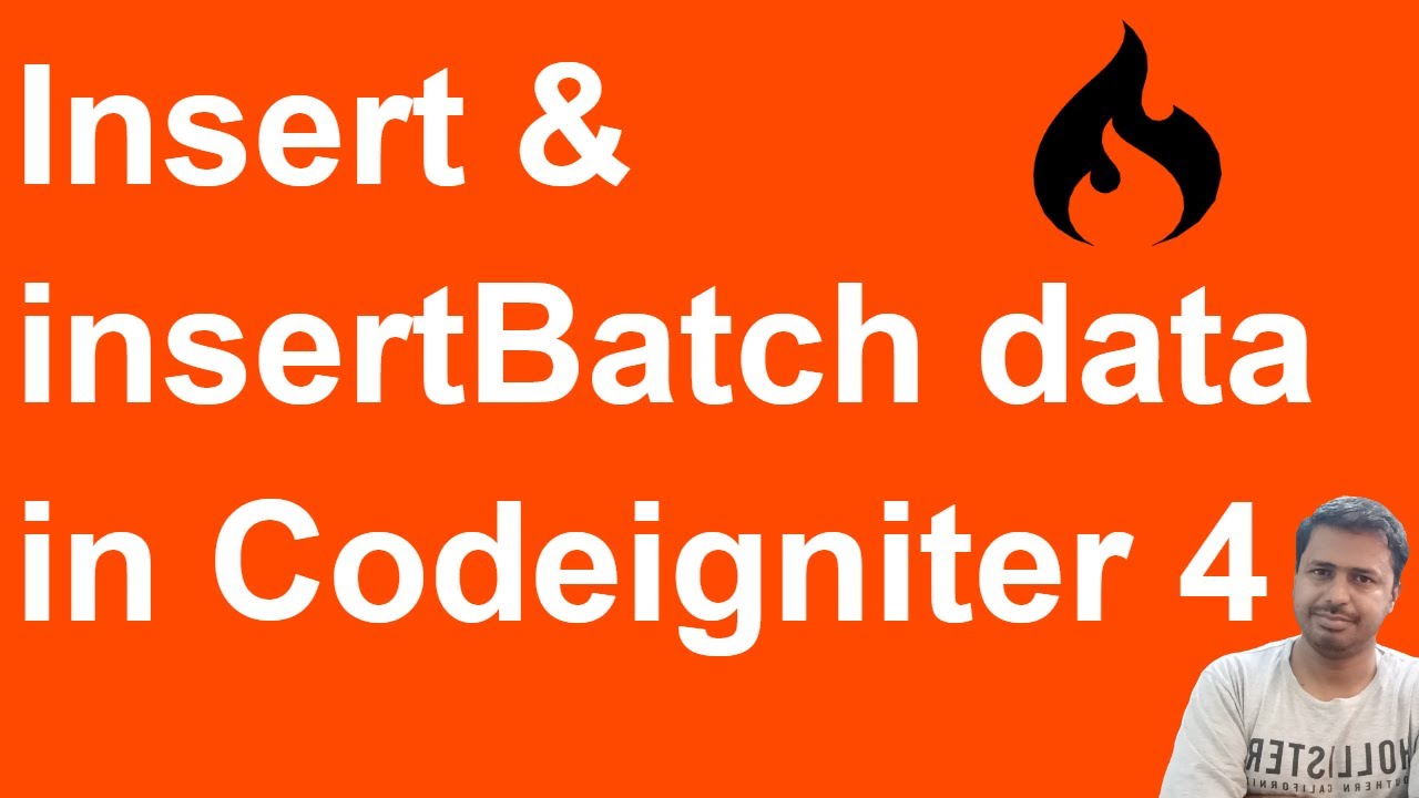 Insert and insertBatch data in Codeigniter 4 | Insert_Batch in Codeigniter 4 | ci4 insertBatch