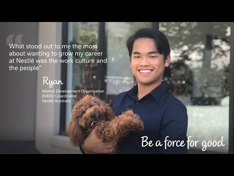 Watch Ryan's career journey with Nestlé Purina, Australia