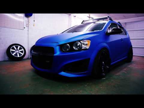 FULL CUSTOM CHEVY SONIC VEHICLE WRAP AND CUSTOM WORK DONE BY EAD EXCLUSIVE AUTO DESIGN