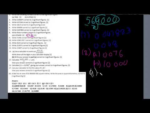 IGCSE Math 0580 Topic 3/50: Estimation and Approximation  [Worksheet in description]