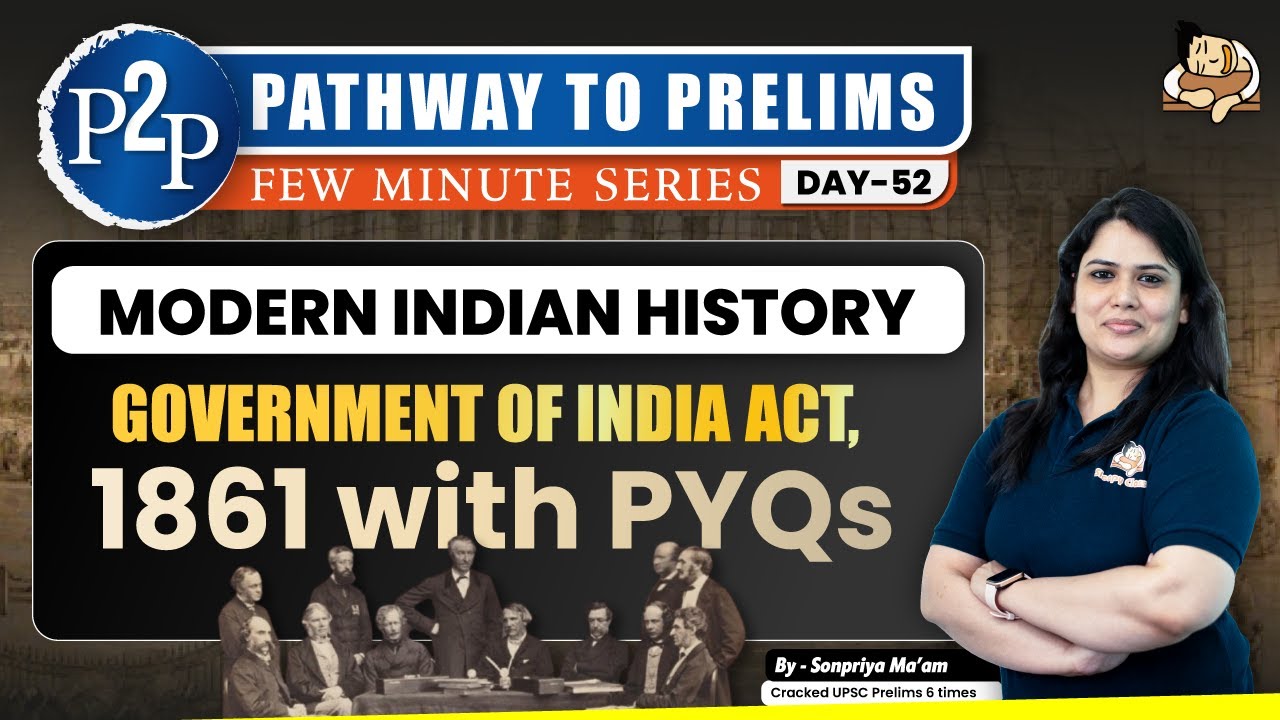All about Indian Council Act, 1861 with Practice MCQs| Modern Indian History| UPSC 2025