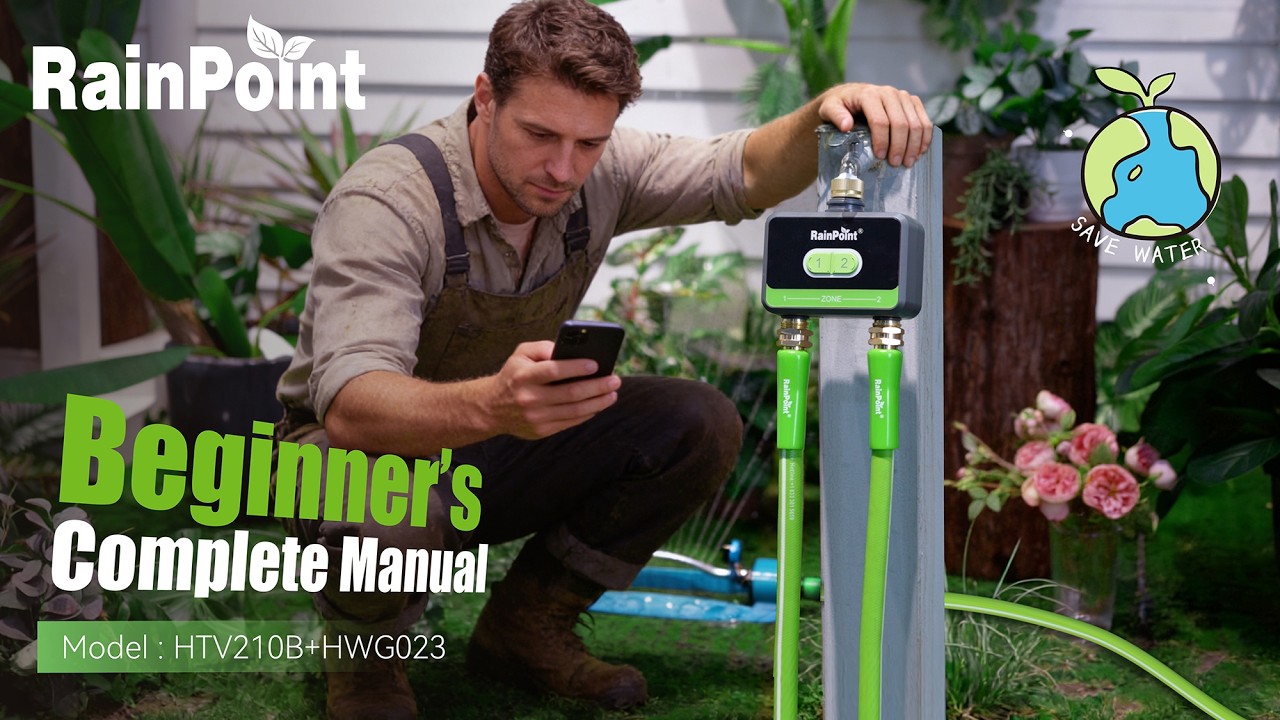 #RainPoint | Automate Your Garden: HTV210B Full Setup & Guide#plantslover#garden#watering