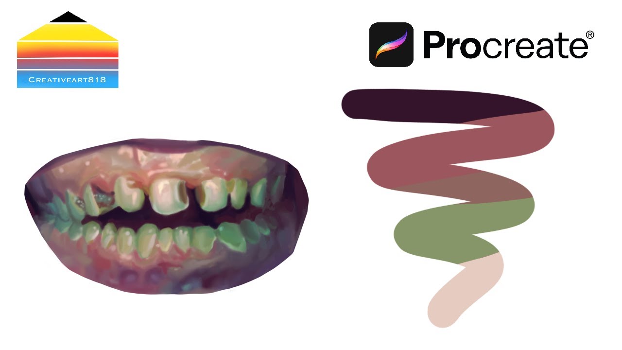 Soda Teeth Procreate [Speed Paint]